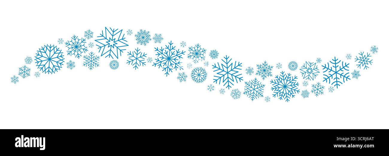 Christmas winter background border Stock Vector Images - Alamy