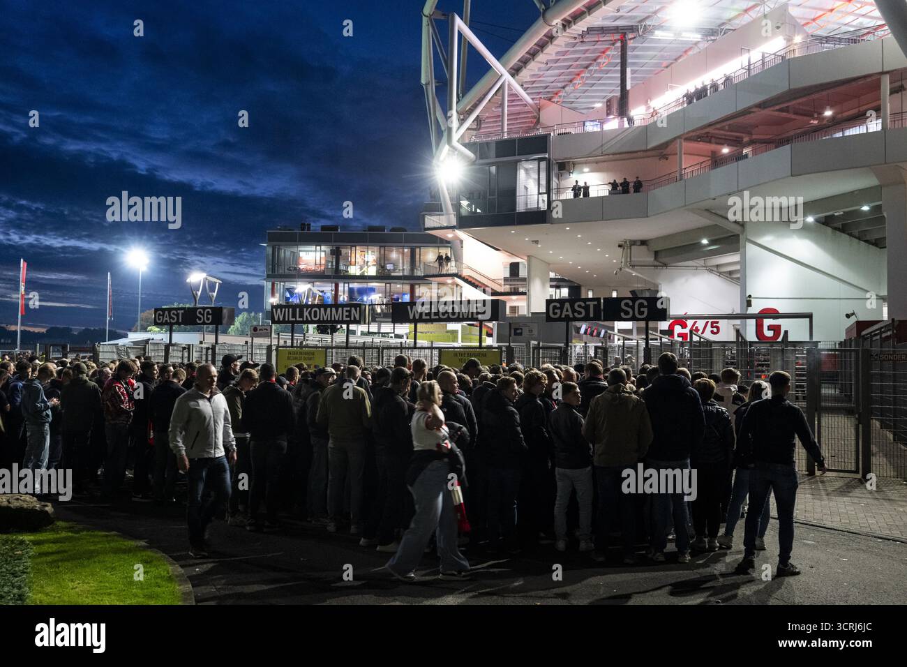 LEVERKUSEN - PSV supporters before the UEFA Champions League match ...