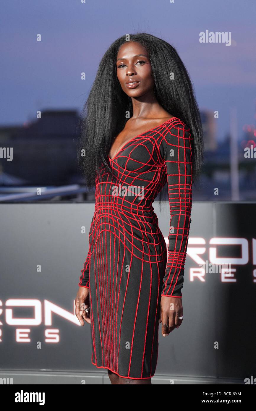 Jodie Turner-Smith attends a preview night for Disney's Tron: Ares ...