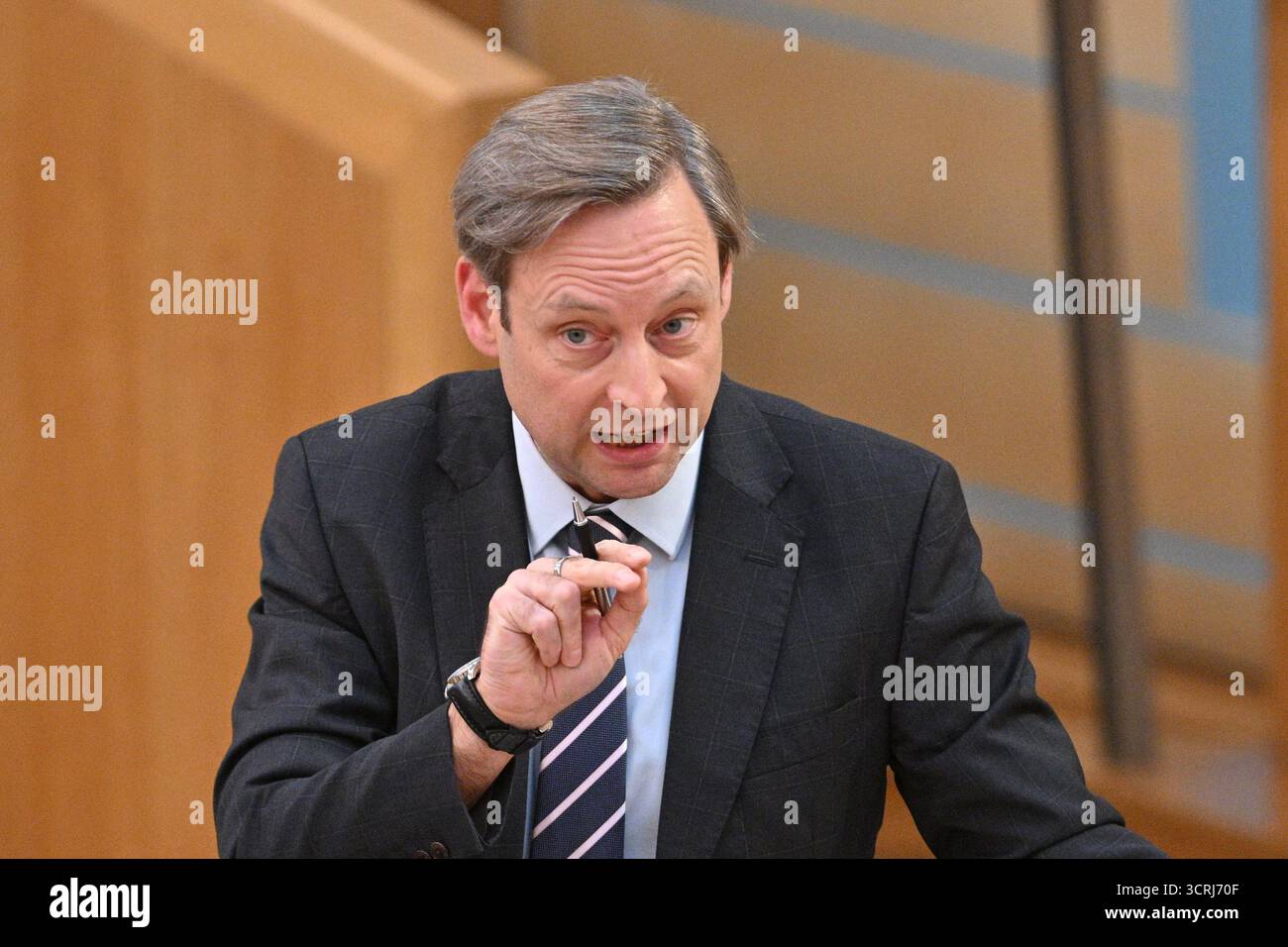 Edinburgh Scotland, UK 01 October 2025. Liam Kerr MSP at the Scottish ...
