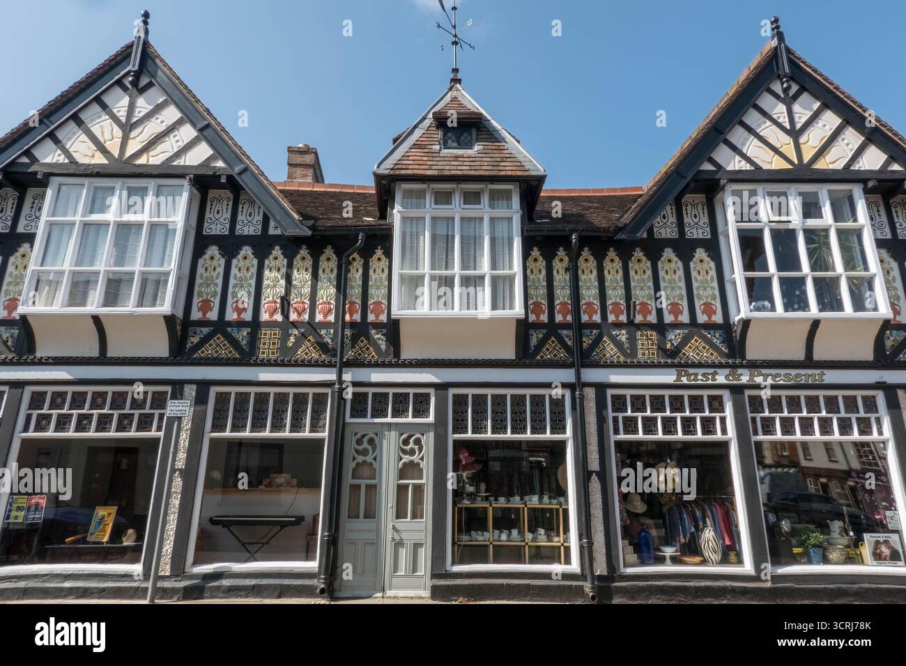 The Radnor Buildings with their ornate plaster work and timber frame ...