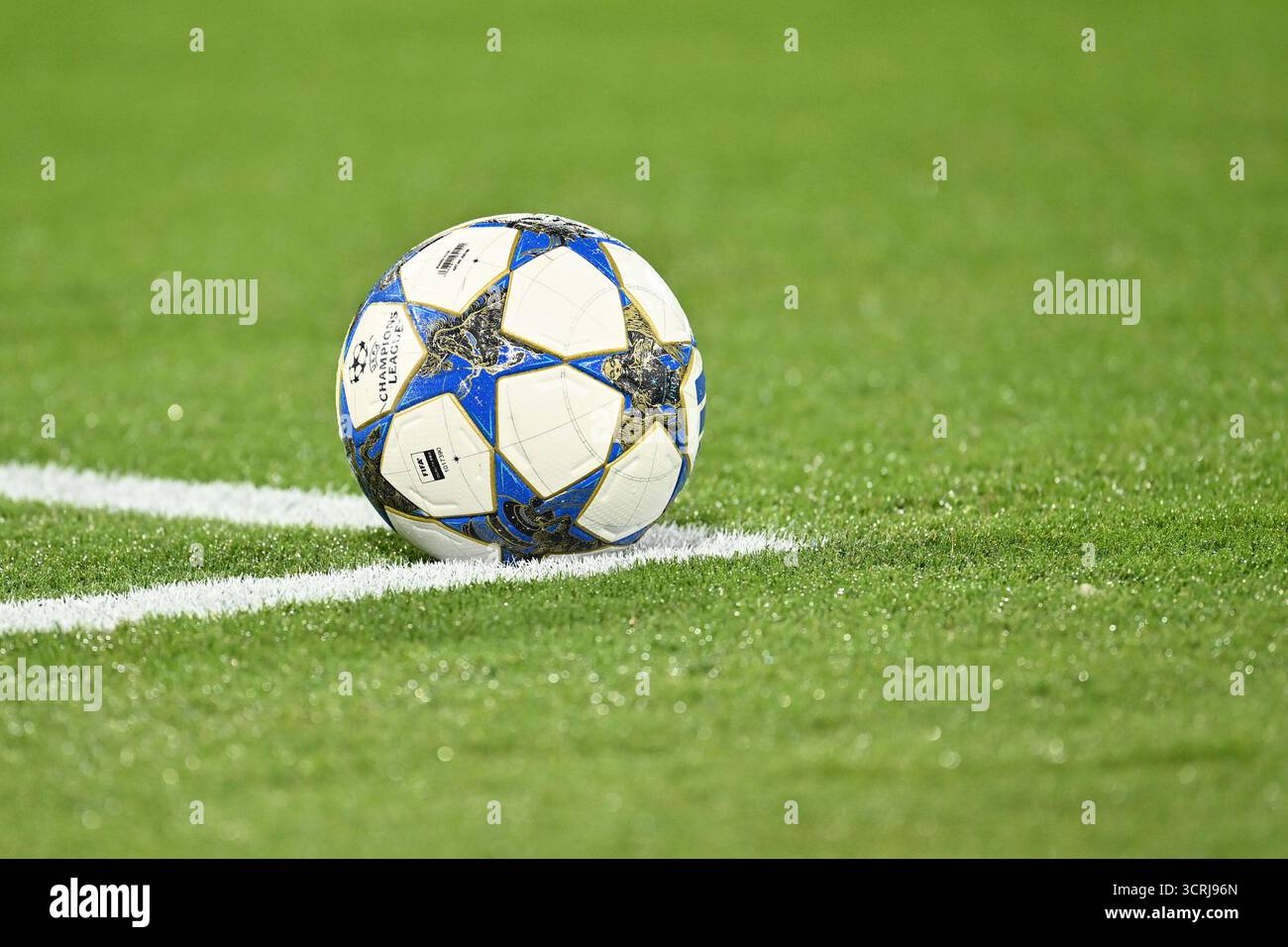 Official Balls during the UEFA Champions League phase day 2 football ...
