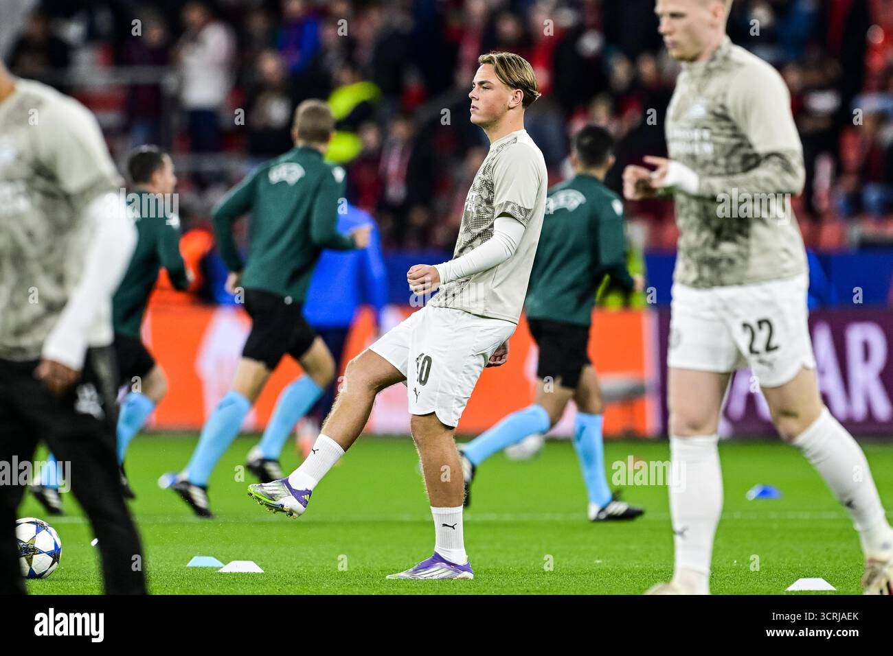 LEVERKUSEN - Robin van Duiven of PSV Eindhoven during the UEFA ...