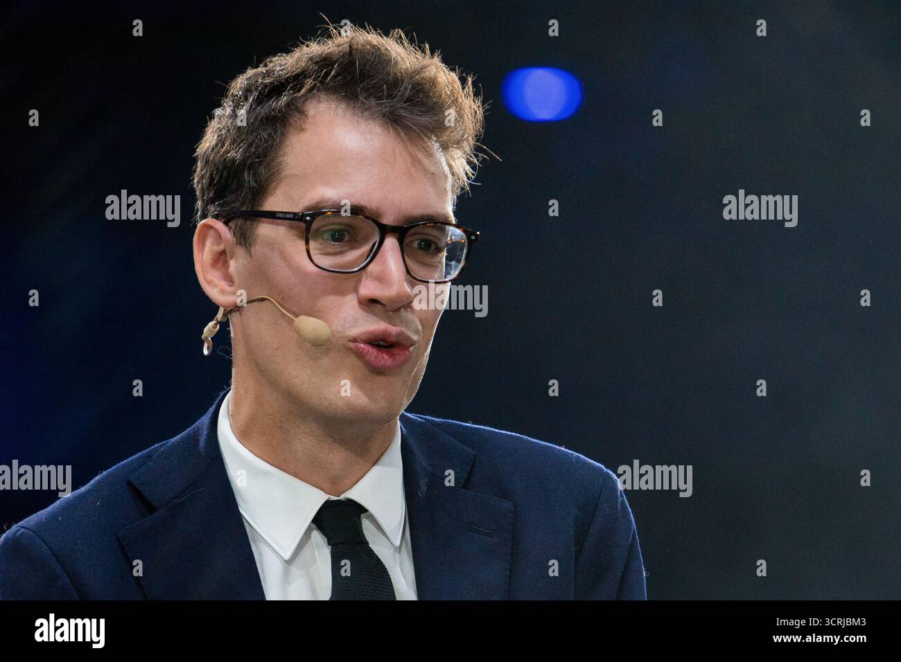 Torino, Italy. 1st Oct, 2025. French entrepreneur and scientist Arthur ...