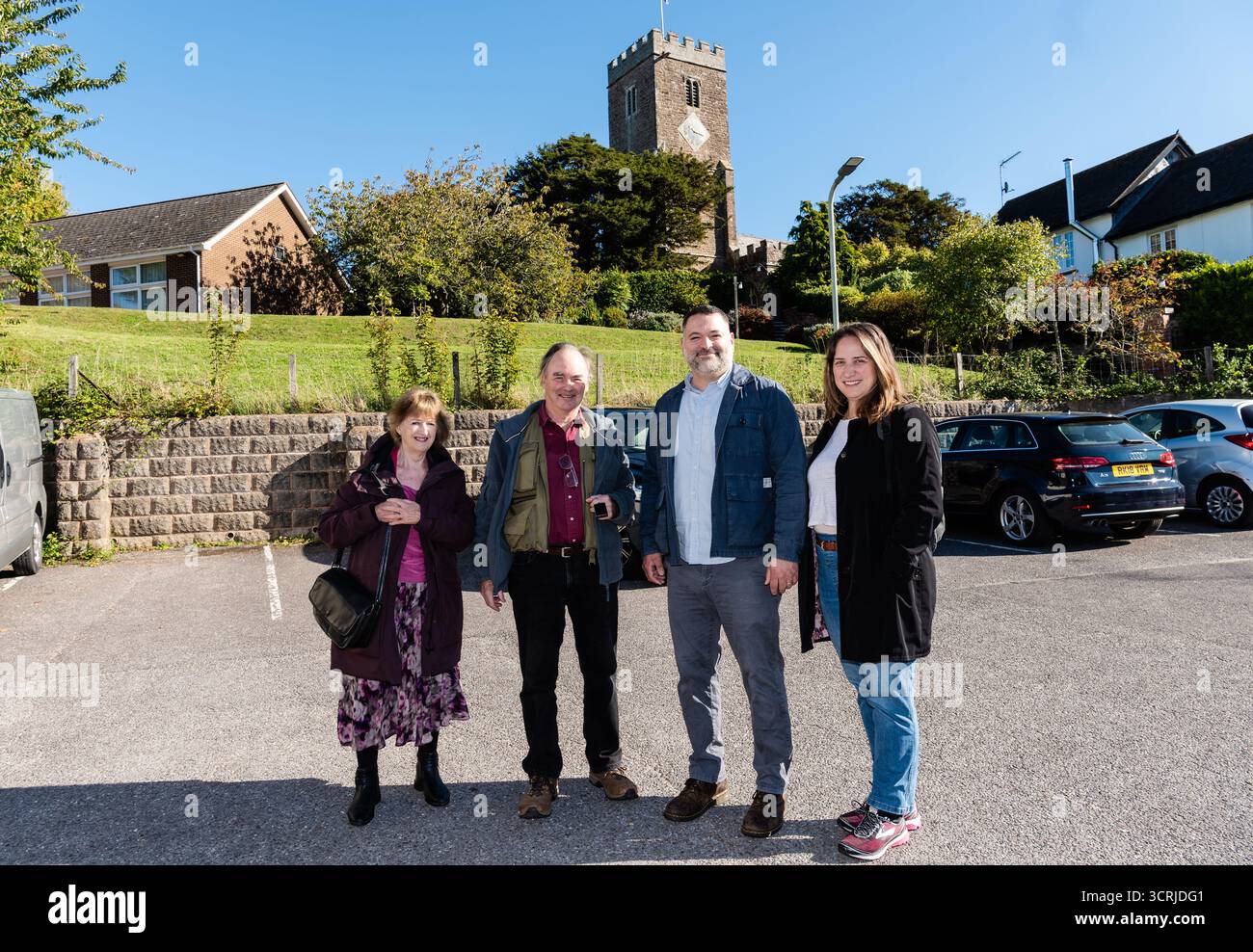 Visit by an ancester of Roger Conant, Rev Jonathan Conant Stock Photo ...