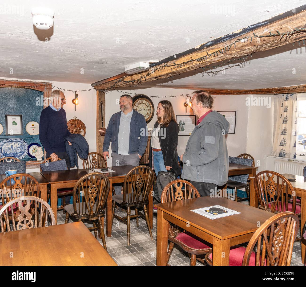 Visit by an ancester of Roger Conant, Rev Jonathan Conant Stock Photo ...