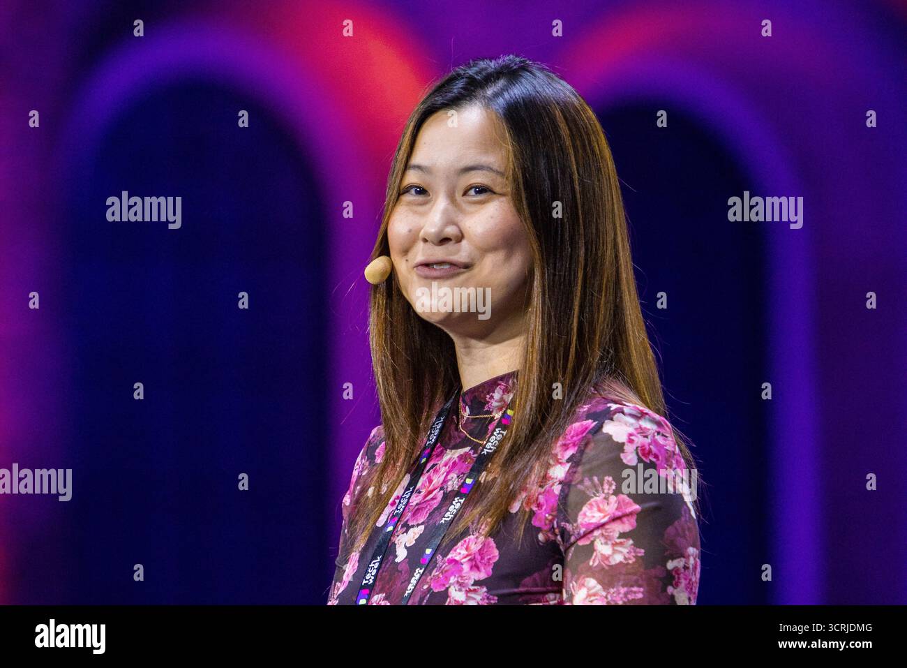 Turin, Italy. 1st October 2025. Sonya Huang, partner at Sequoia Capital ...