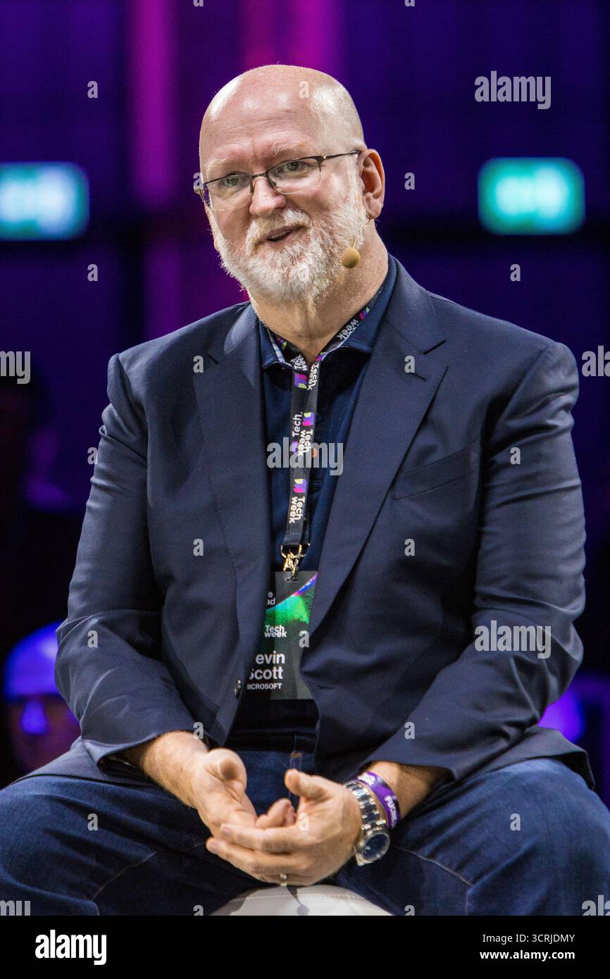 Turin, Italy. 1st October 2025. Kevin Scott, Microsoft chief technology ...