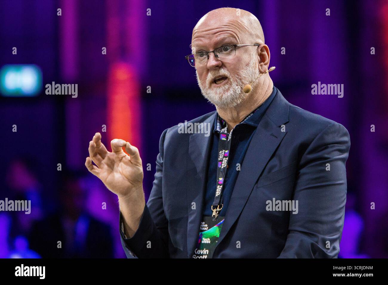 Turin, Italy. 1st October 2025. Kevin Scott, Microsoft chief technology ...