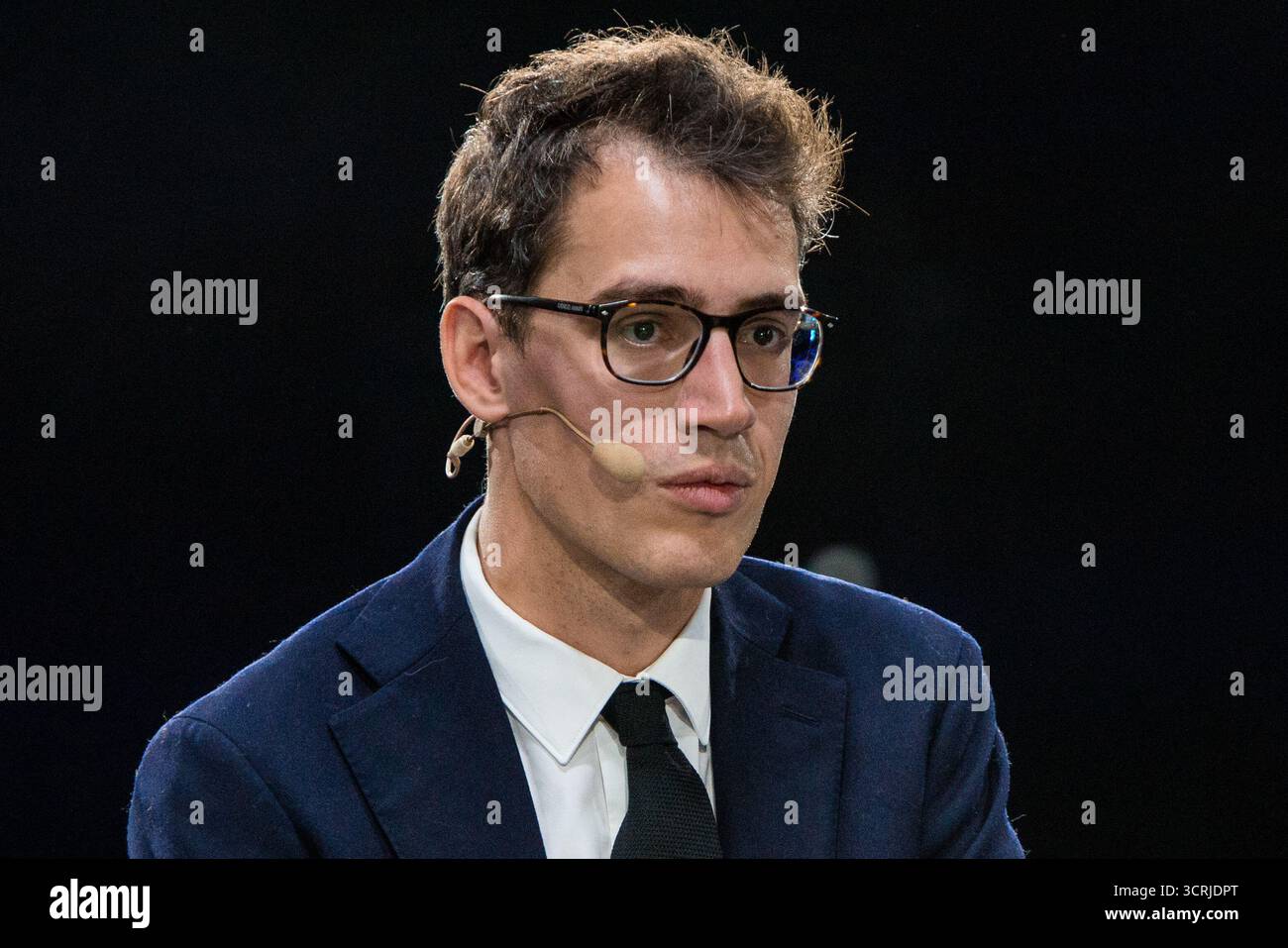 Turin, Italy. 1st October 2025. French entrepreneur and scientist Arthur Mensch, co-founder and ...