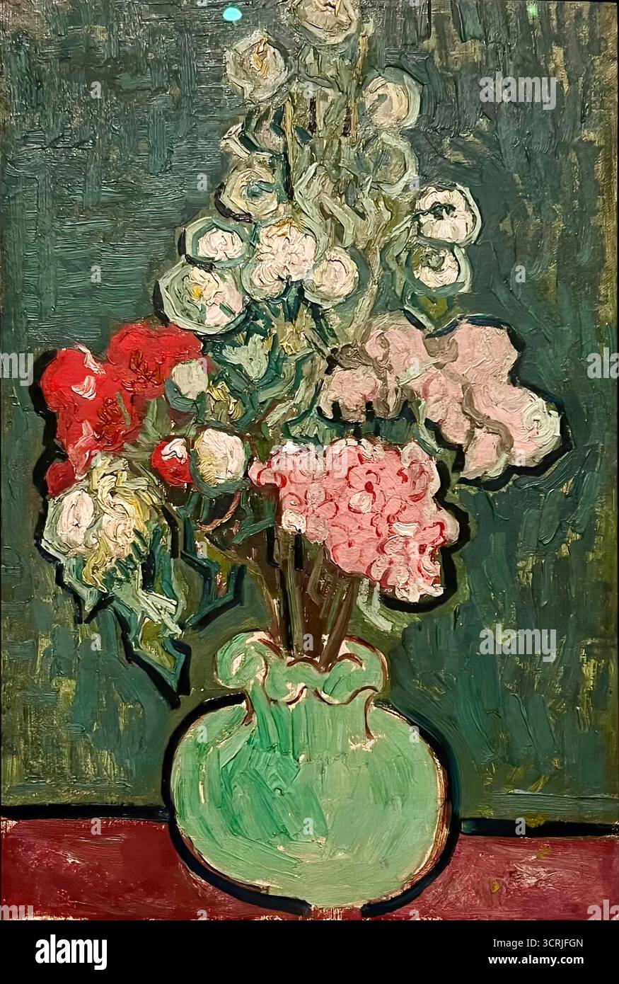 Vibrant flowers in vase Stock Vector Images - Alamy