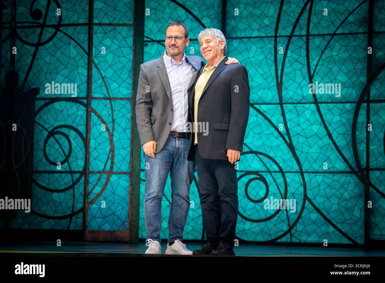 David Moreno and Stephen Schwartz during the graphic pass of ‘Wicked ...