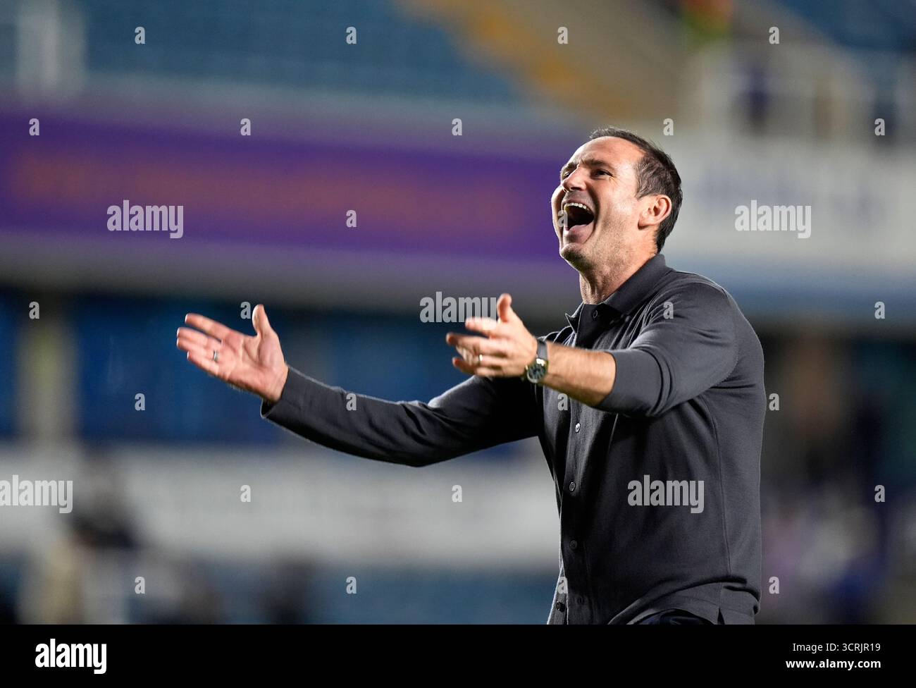 Coventry City head coach Frank Lampard applauds the fans following the ...