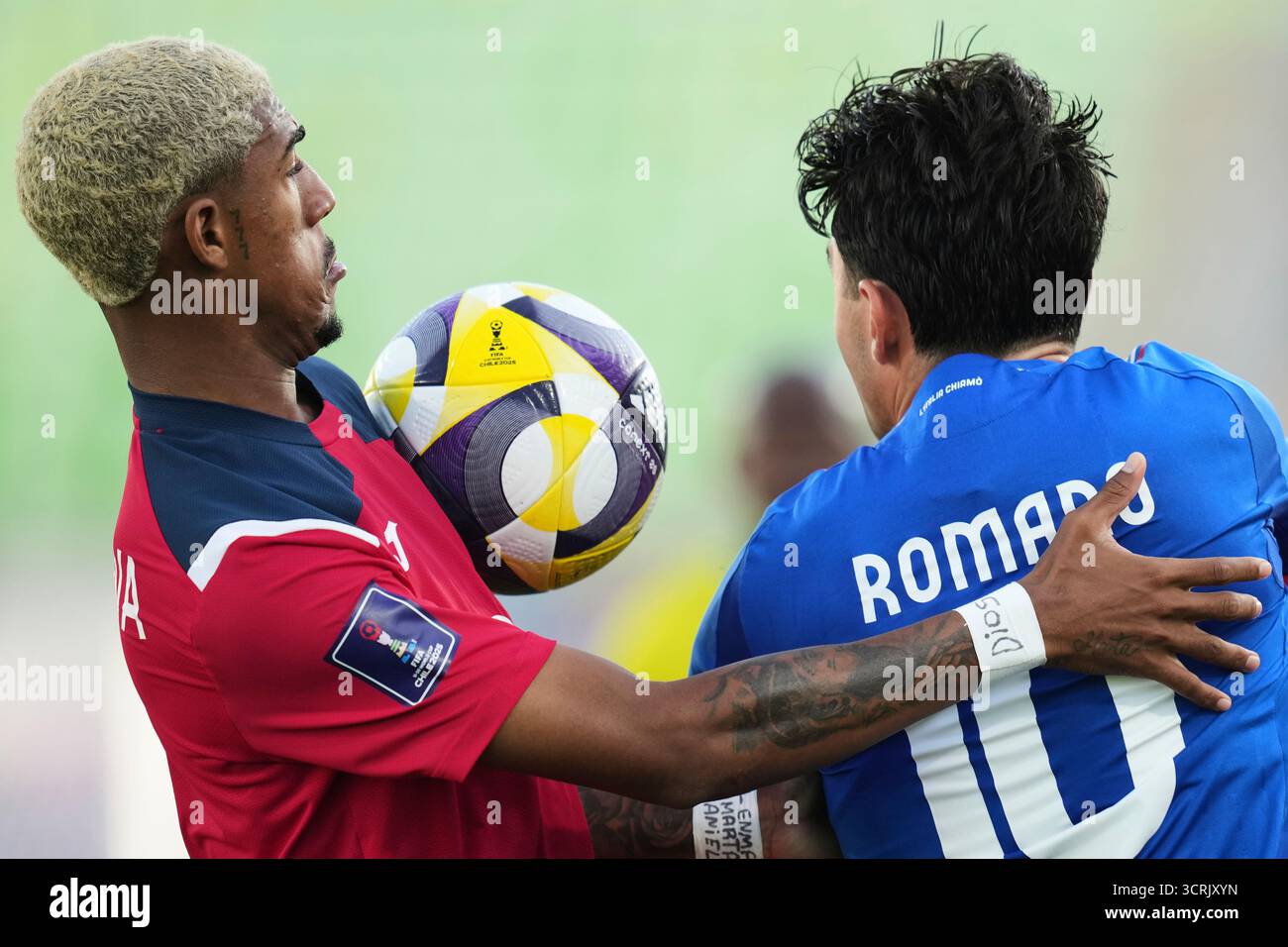 Cuba's Elvis Casanova, left, and Italy's Marco Romano battle for the ...