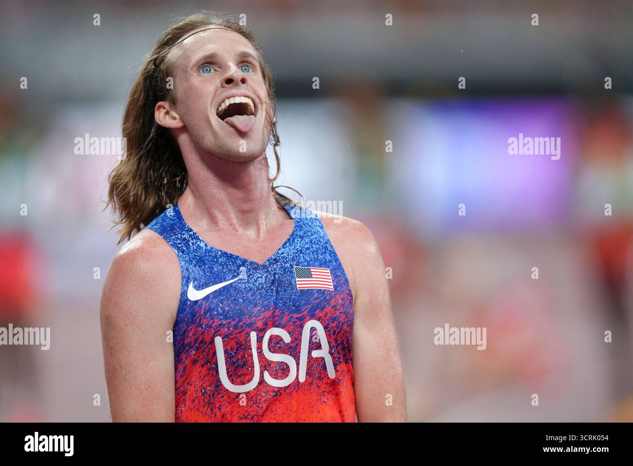 Cole Hocker (USA). 5000m Gold Medal. World Athletics Championships ...