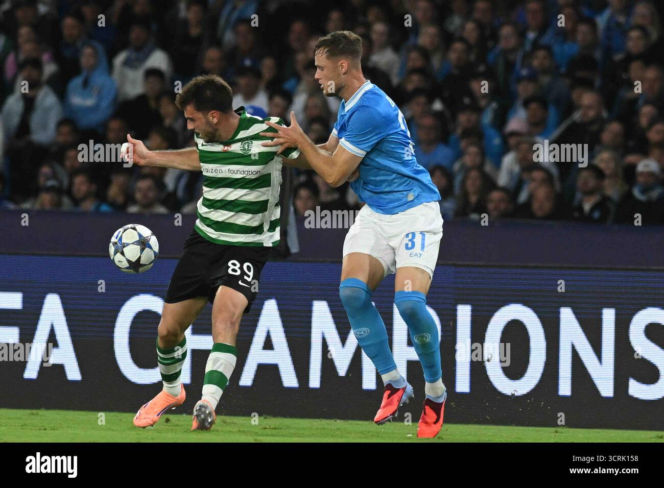 Napoli, Italy, 1 October Fotis Ioannidis of Sporting Clube de Portugal ...