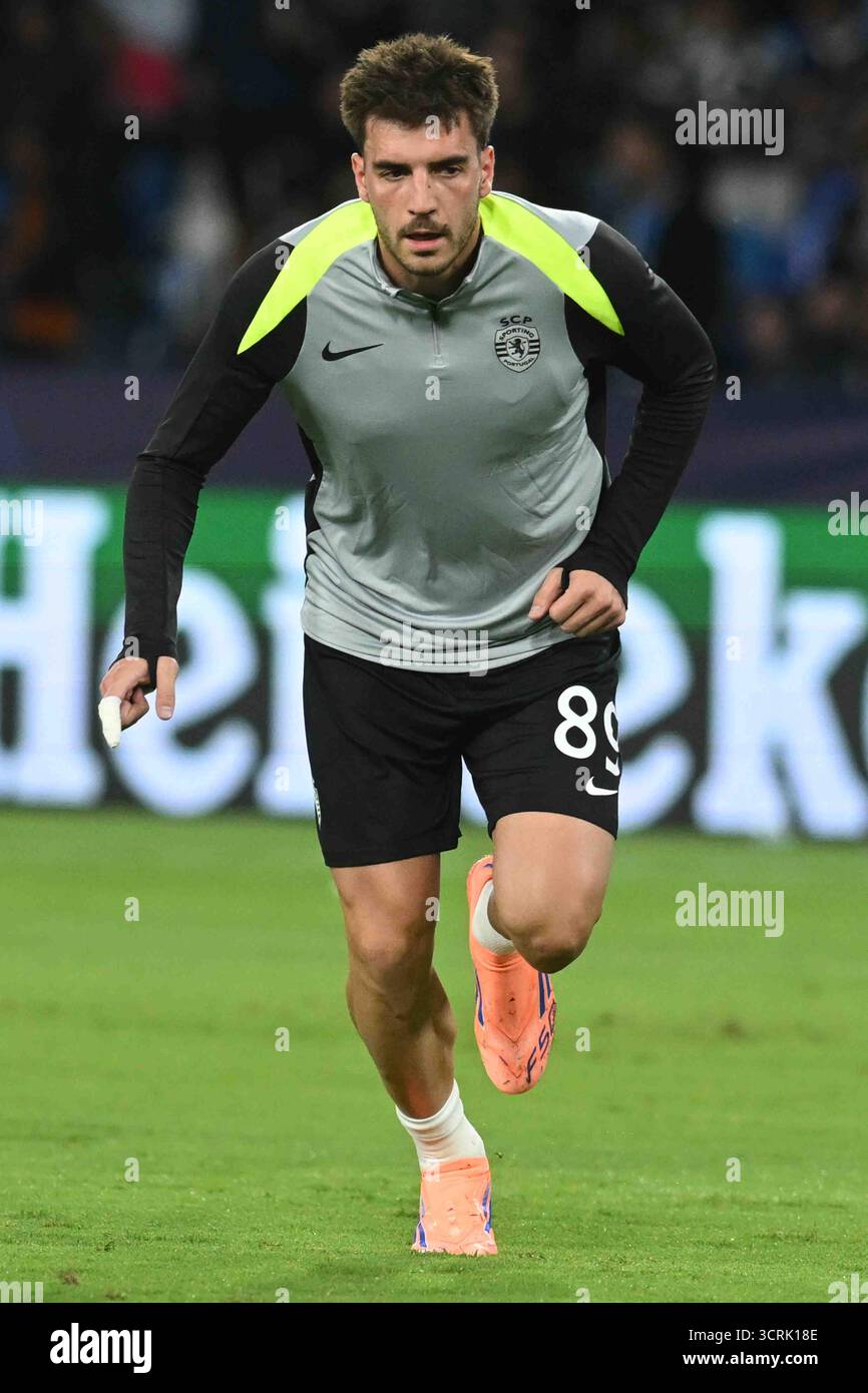 Napoli, Italy, 1 October Fotis Ioannidis of Sporting Clube de Portugal ...