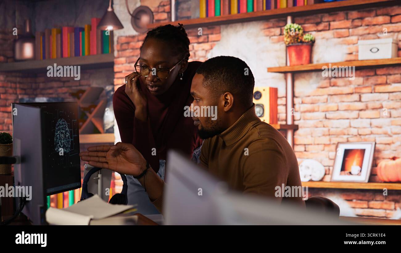 Worker conducting code review hi-res stock photography and images - Alamy