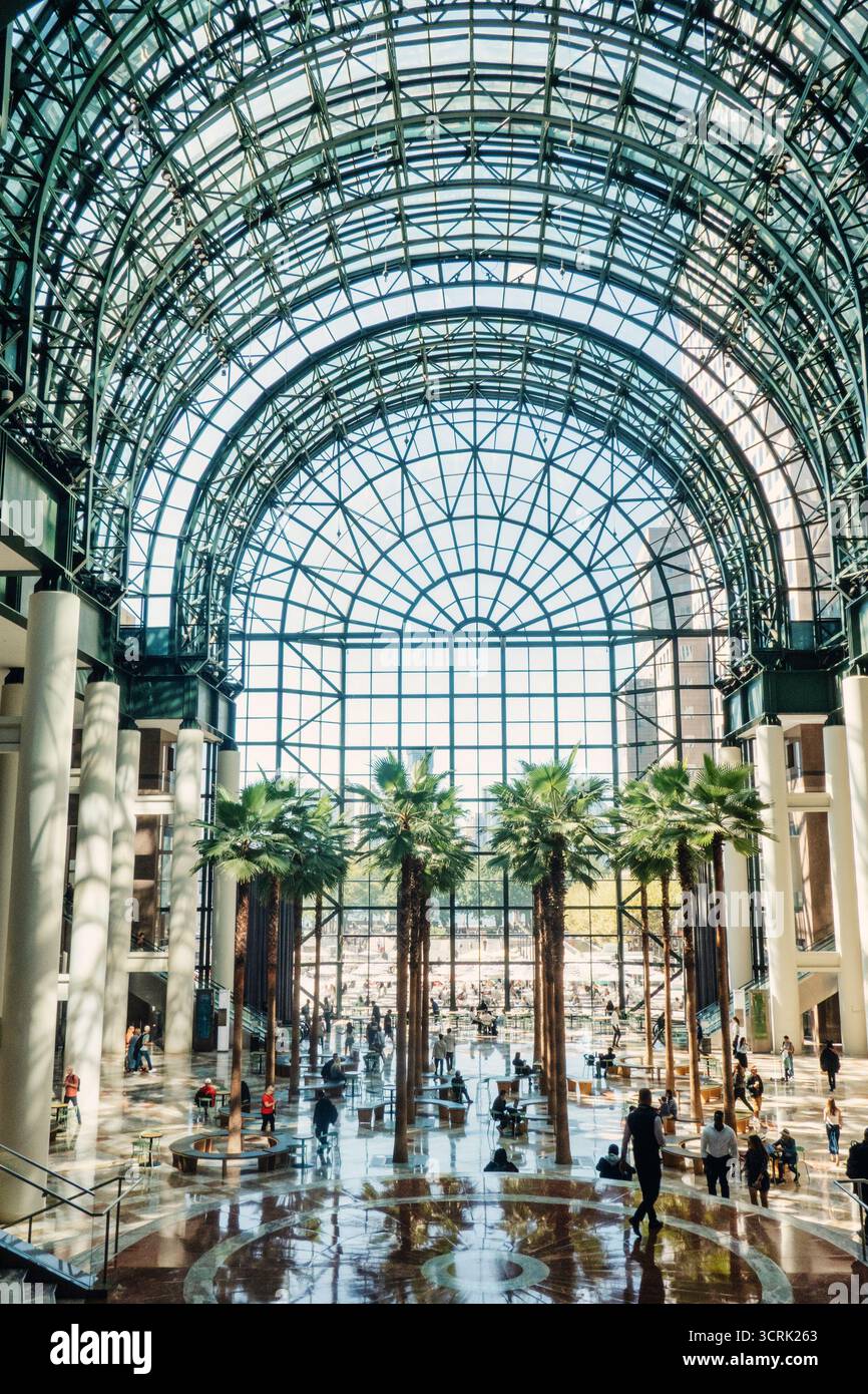 The Winter Garden Atrium, Brookfield Place in Battery Park City, New ...