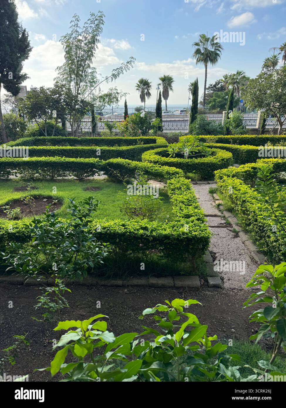Haifa, Israel, 12 June 2025, Beautiful Garden at Stella Maris Monastery ...