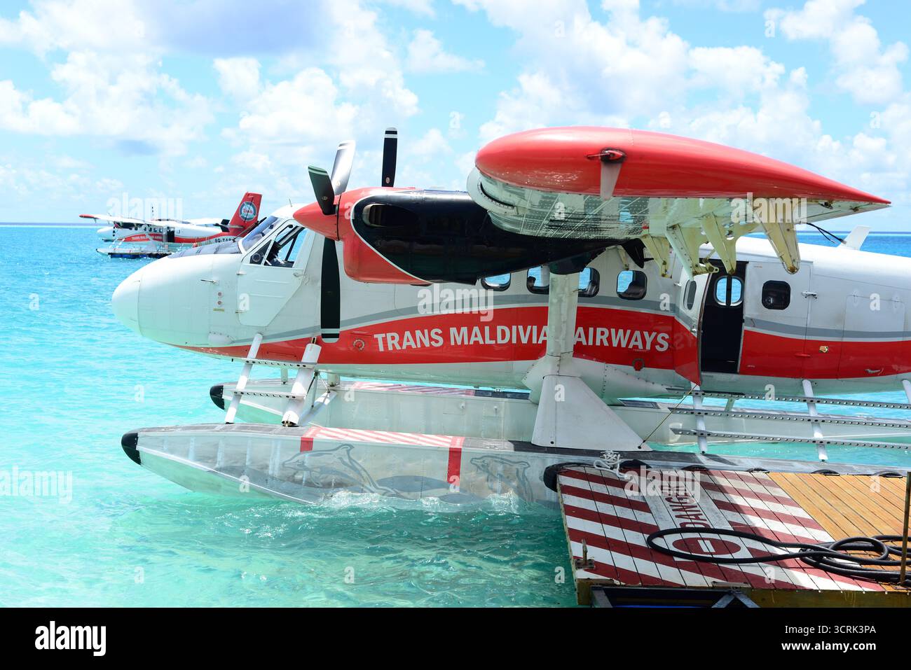 Seaplane transfer terminal in the Maldives, Trans Maldivian airways ...