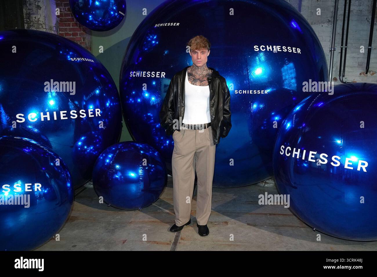 Samuel Dohmen during the „Schiesser“ 150 anniversary celebration event ...