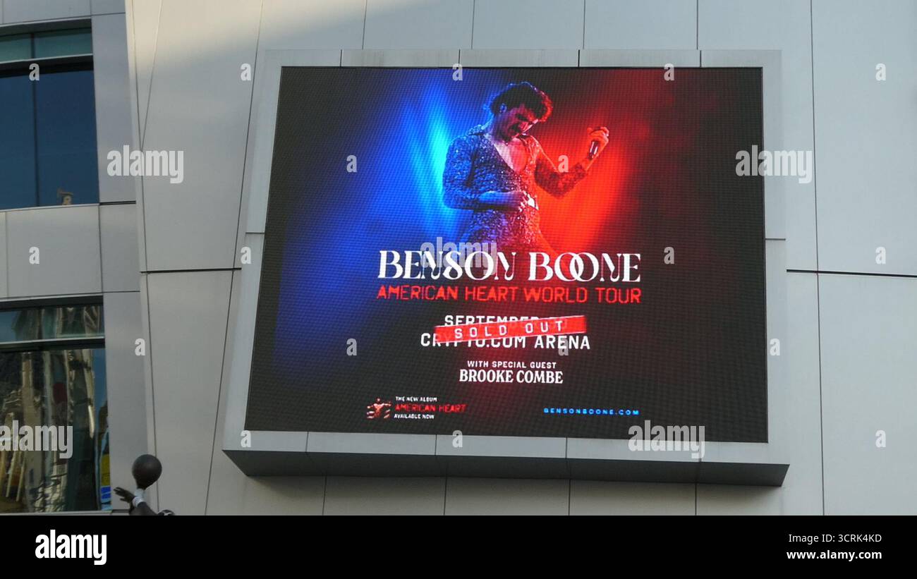 Los Angeles, California, USA 30th September 2025 Benson Boone American ...