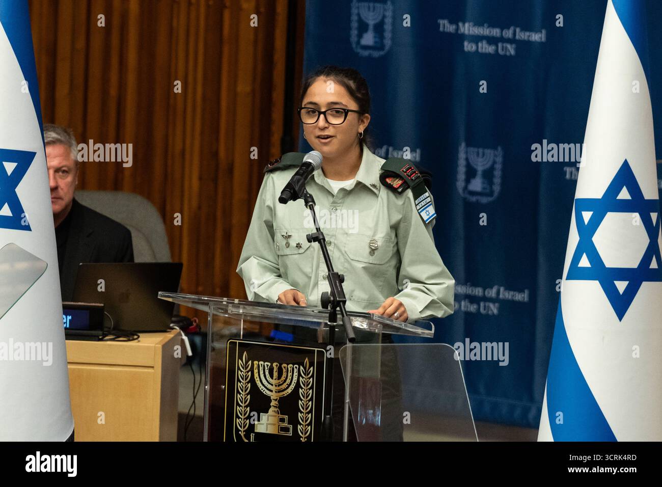 New York, United States. 30th Sep, 2025. Captain Karni Guez, the ...