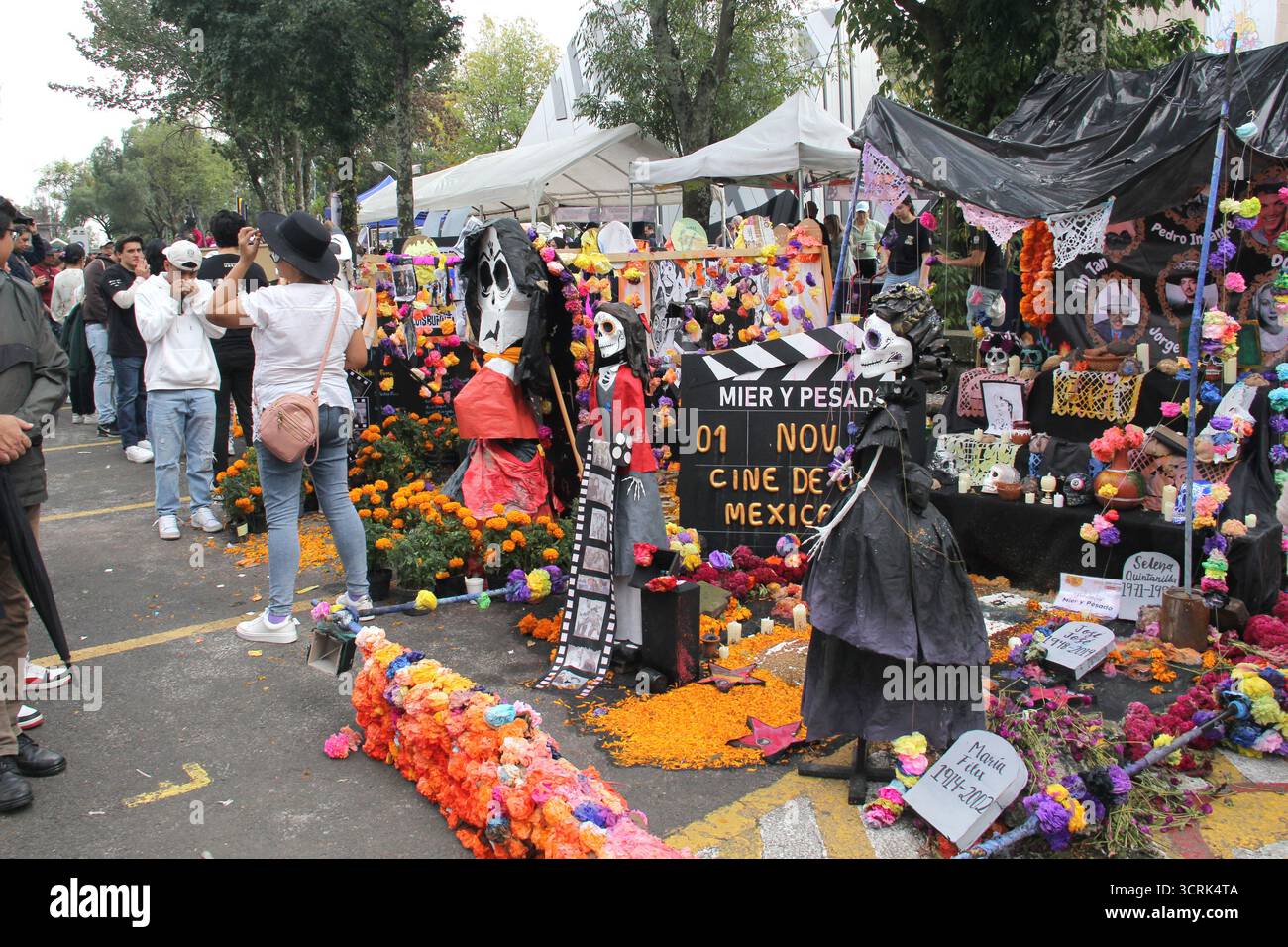 Mexico City, Mexico - Nov 3, 2024: The UNAM Megaofrenda is a monumental ...