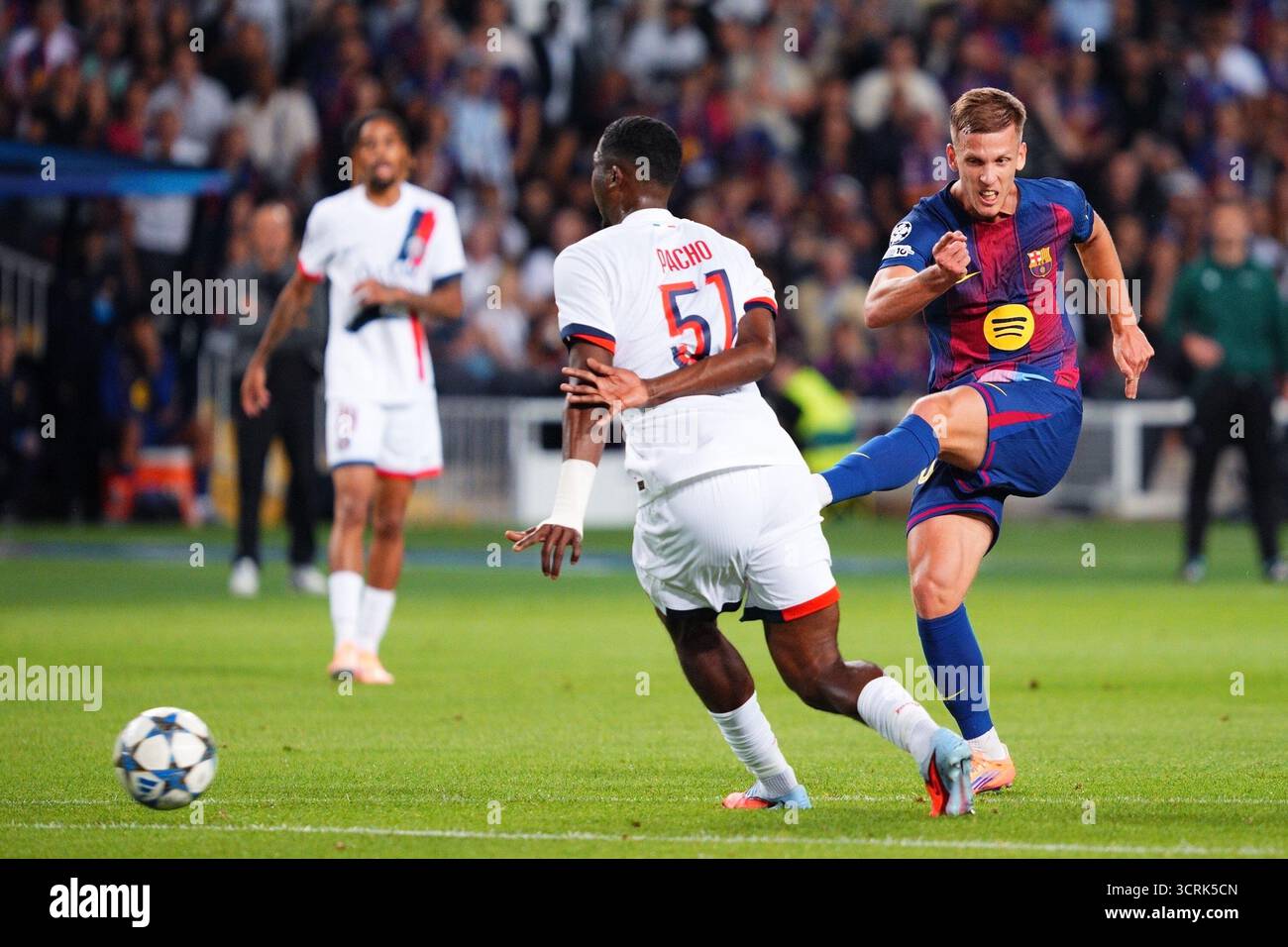 1st October 2025; Estadi Johan Cruyff, Barcelona, Spain, Champions ...