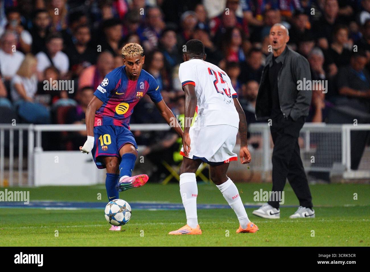 1st October 2025; Estadi Johan Cruyff, Barcelona, Spain, Champions ...