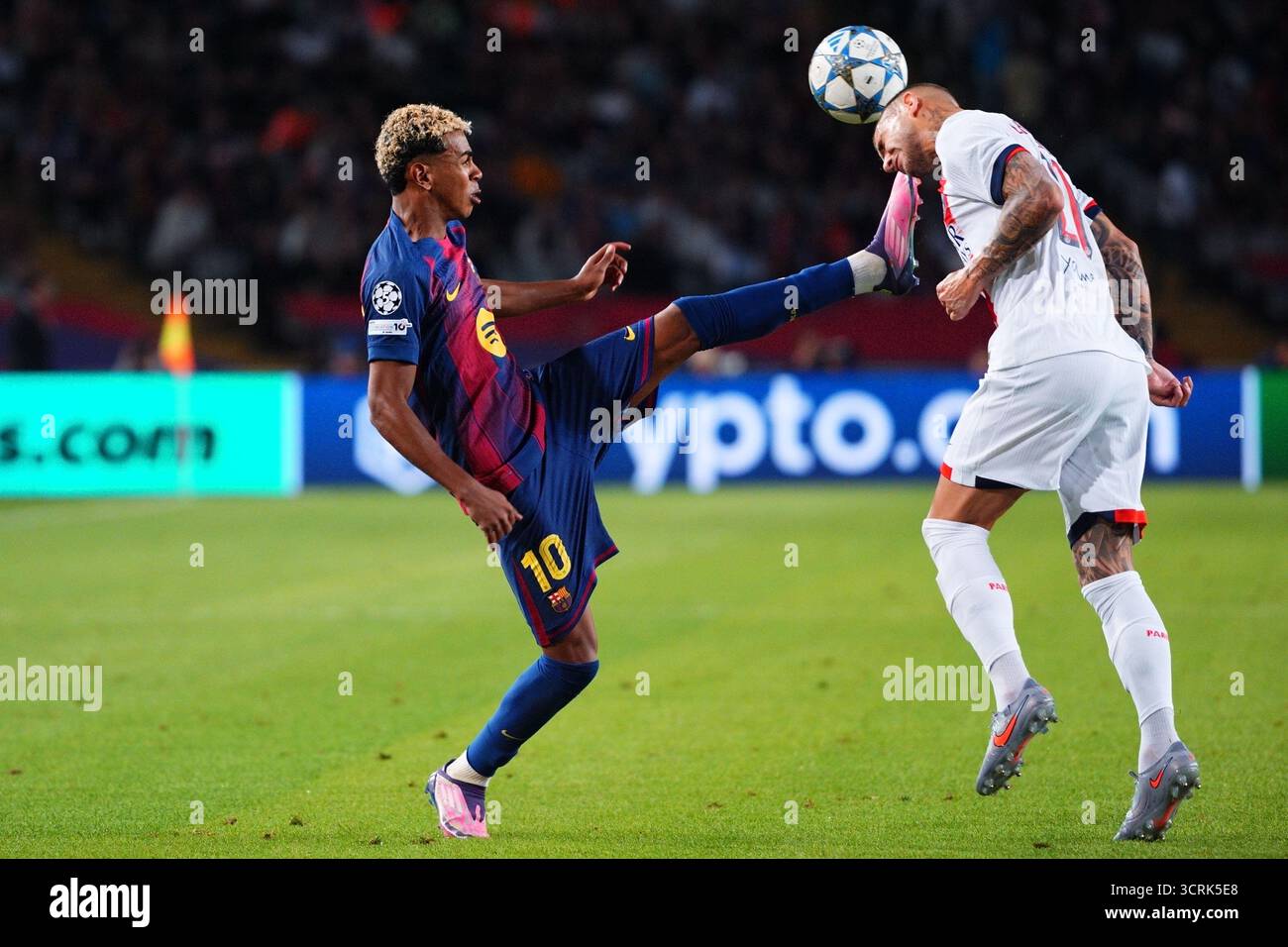 1st October 2025; Estadi Johan Cruyff, Barcelona, Spain, Champions ...