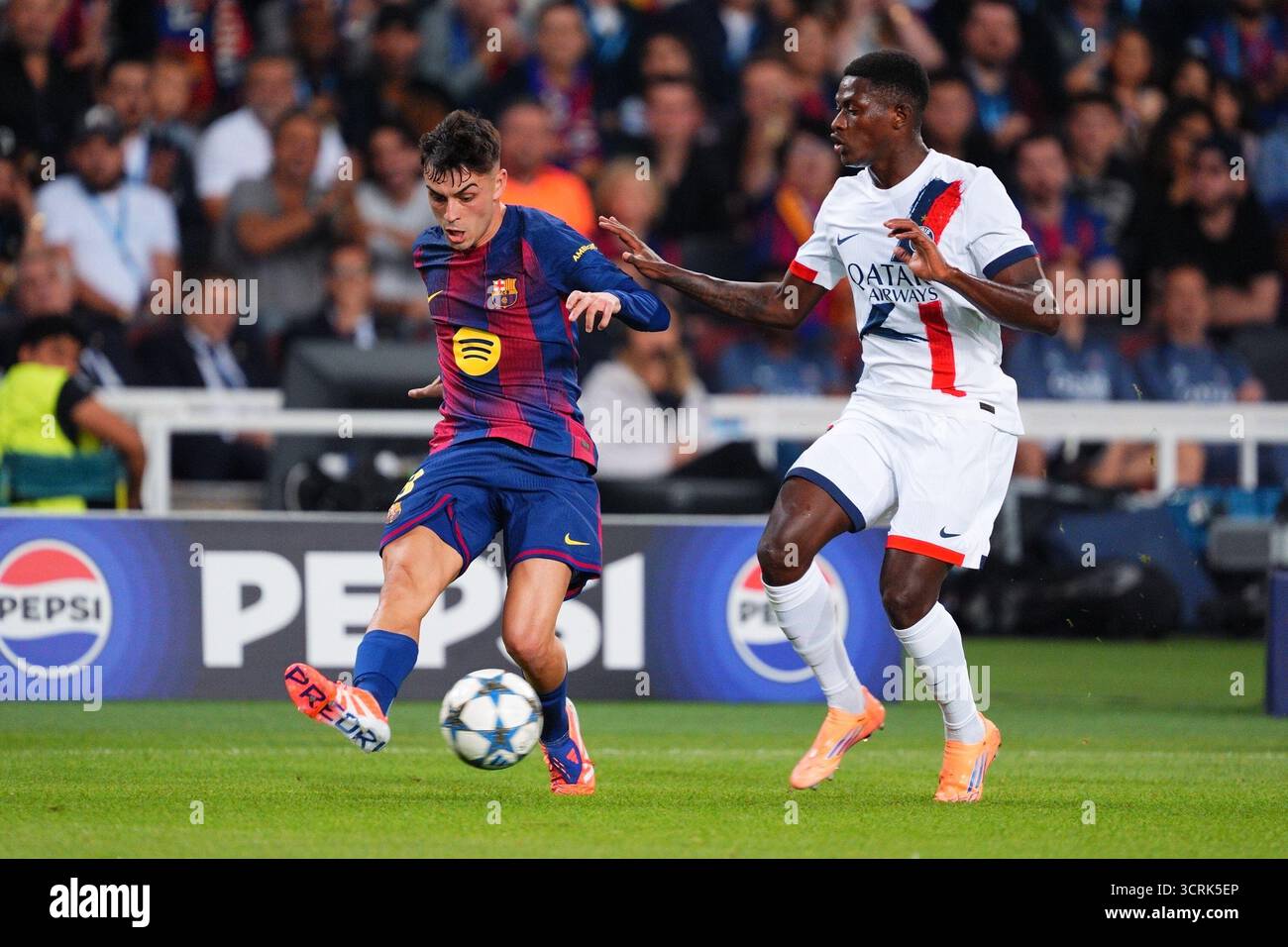 1st October 2025; Estadi Johan Cruyff, Barcelona, Spain, Champions ...
