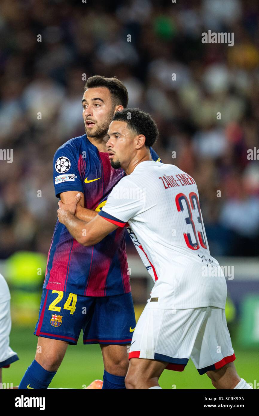 Barcelona, Spain, 1, October, 2025. FC Barcelona player (24) Eric ...
