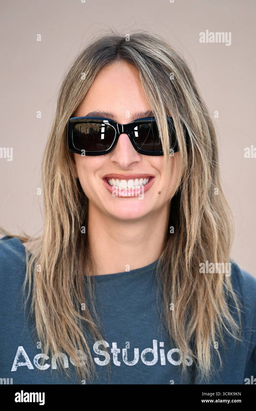 Isabelle Allain attending the Acne Studios Womenswear Spring/Summer ...