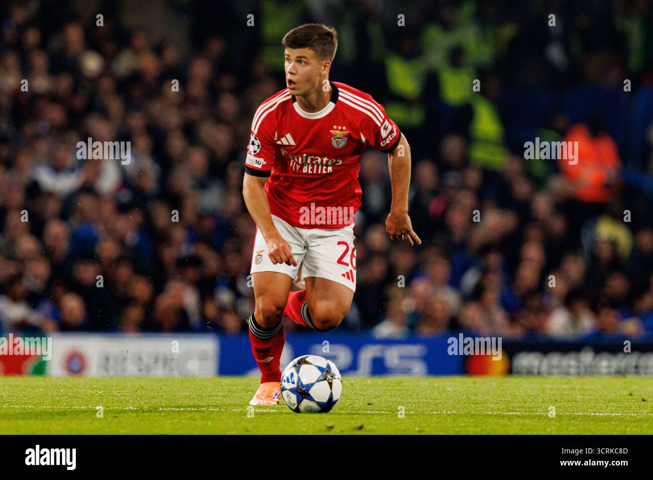 Samuel Dahl seen during Champions League league phase game between ...