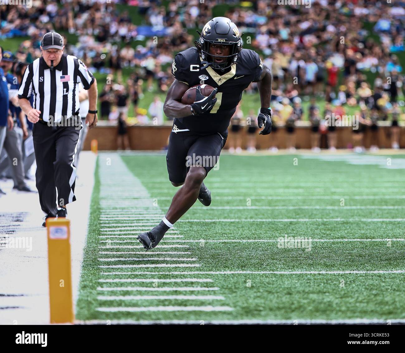 September 27, 2025: Wake Forest University running back Demond ...