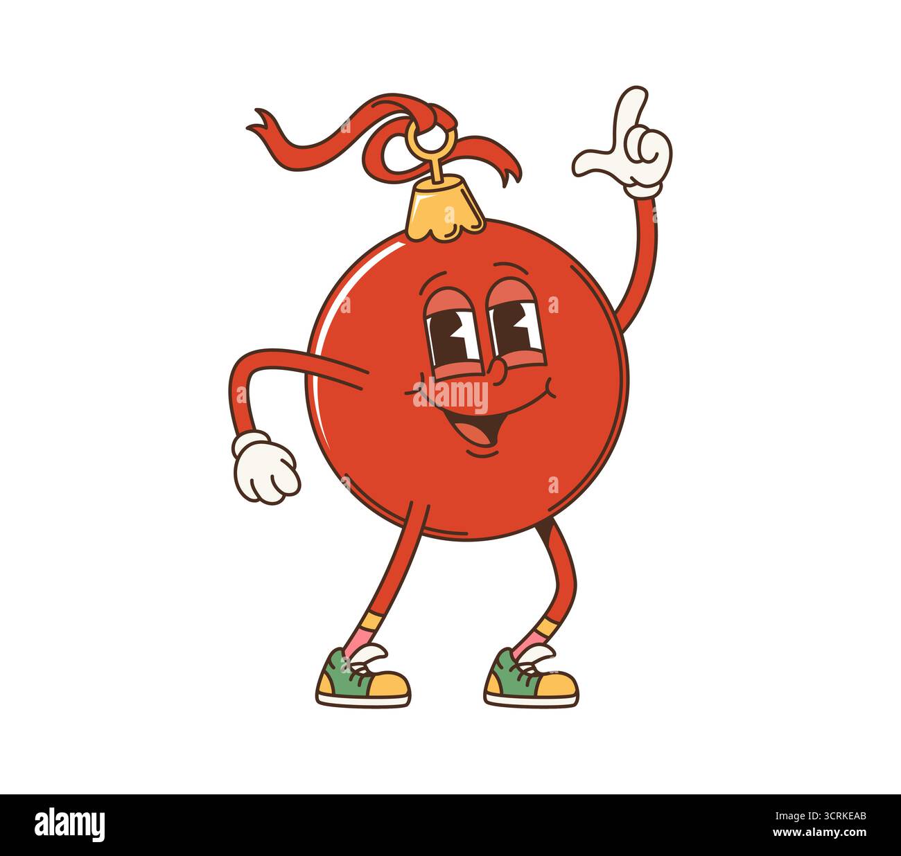 Red christmas ball eyes Stock Vector Images - Alamy