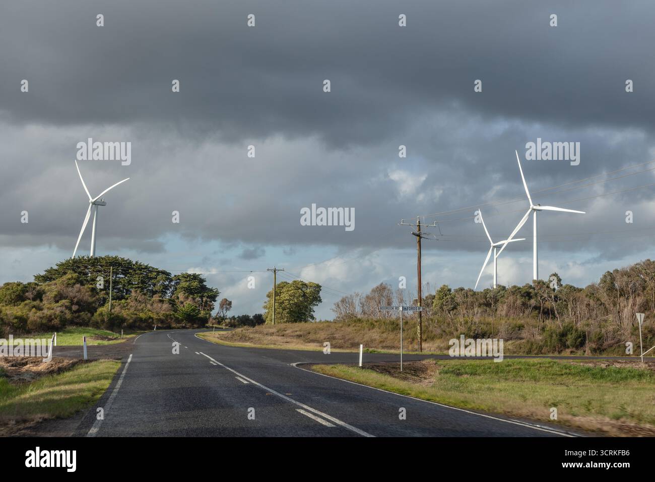 Wind farm (wind turbines) in Victoria, Australia Stock Photo - Alamy
