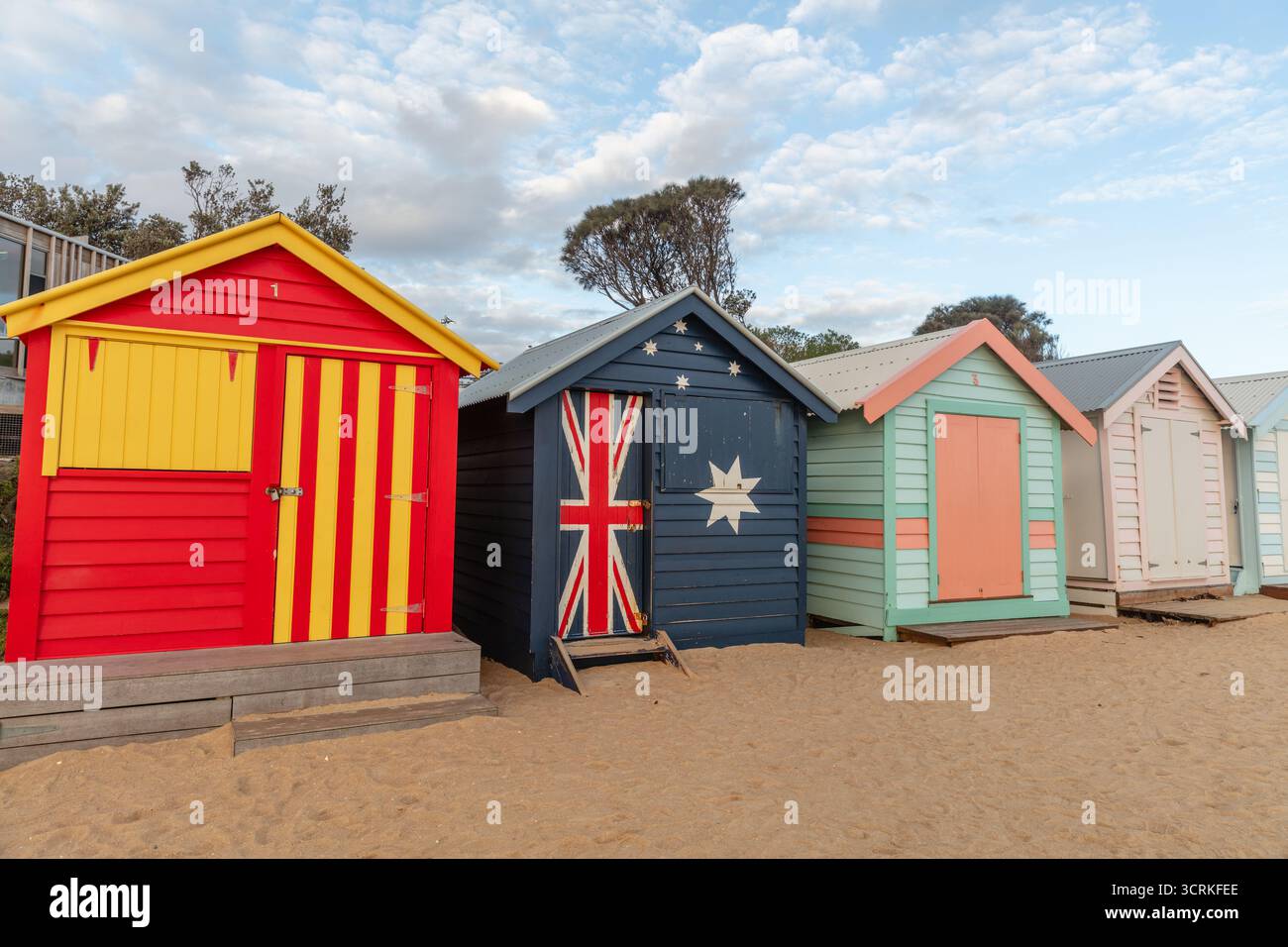 Beach boxes on Brighton Beach, Melbourne, Australia Stock Photo - Alamy