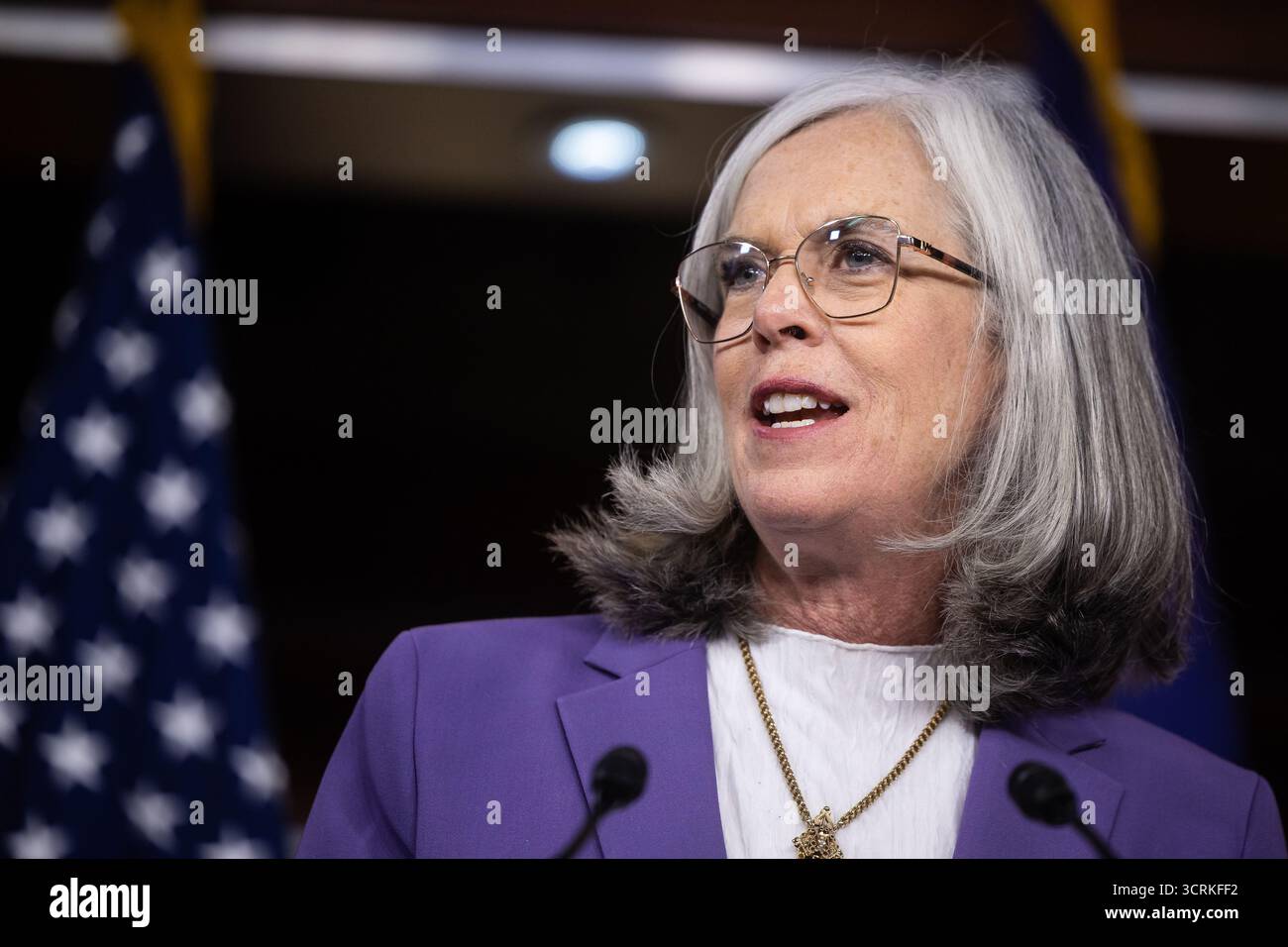 House Minority Whip Katherine Clark (D-Mass.) speaks during a press ...