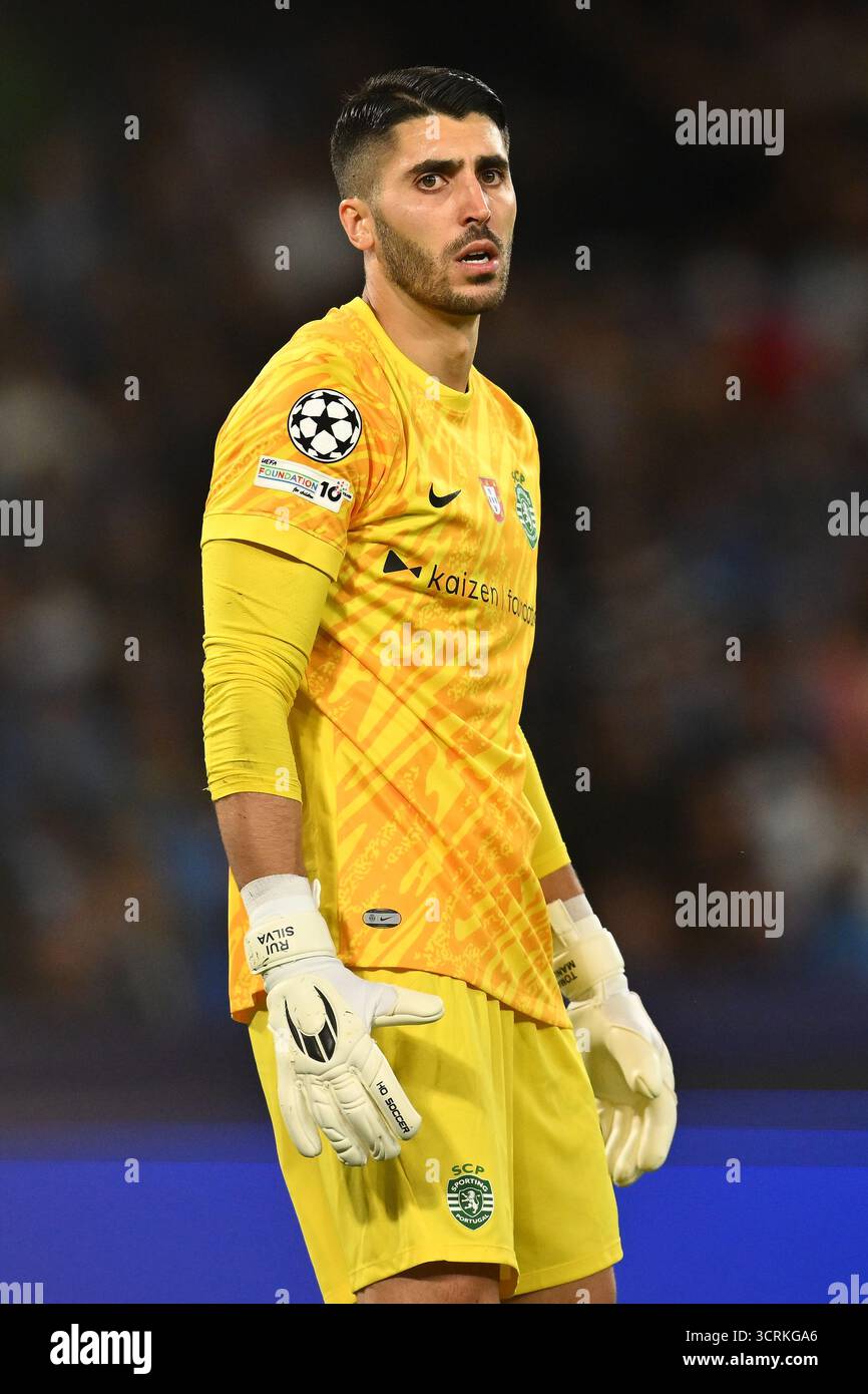 Rui Silva of Sporting C.P. is in action during the UEFA Champions ...