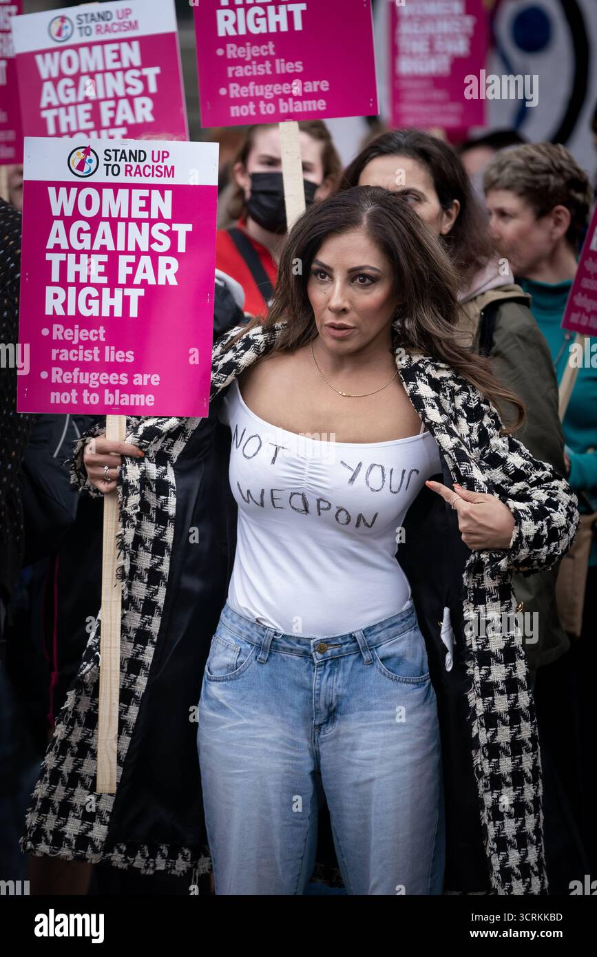 London, UK. 1st October 2025. 'Not Your Weapon' former Big Brother ...