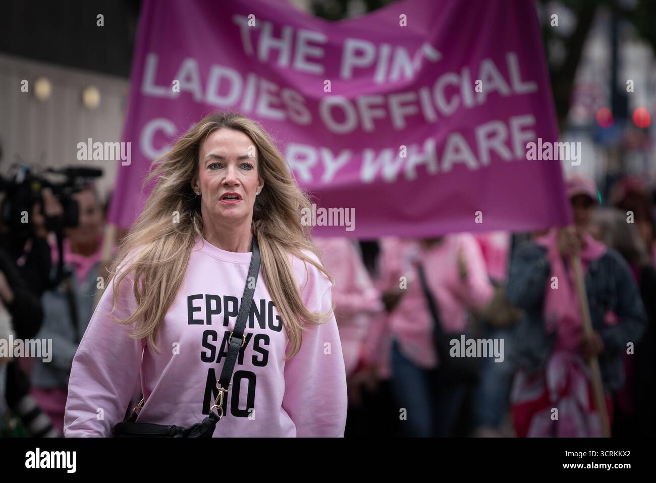 London, UK. 1st October 2025. Orla Minihane, the vice-chair of Epping ...