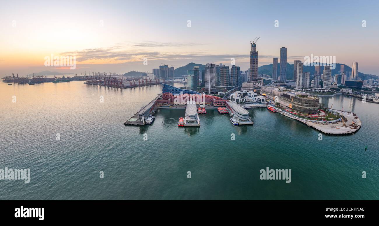 Shenzhen Shekou Taizi Bay Cruise Home Port Cruise Center K11 Aerial ...