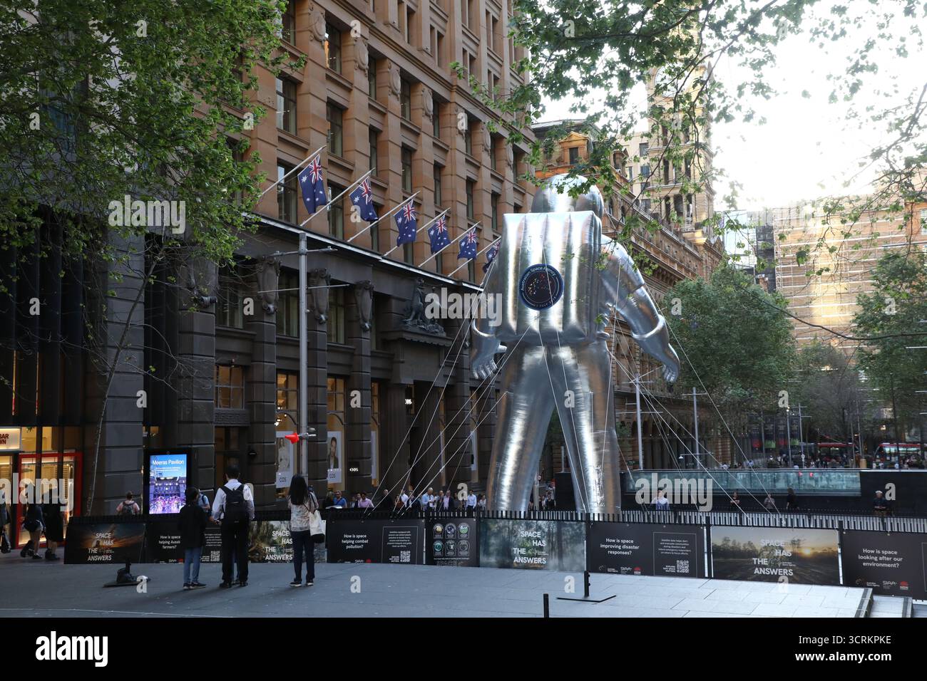 Sydney, NSW, Australia. 1st October 2025. A giant astronaut ...