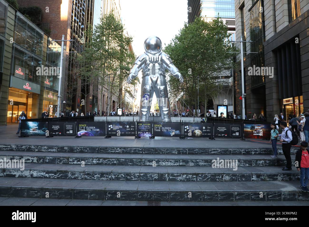 Sydney, NSW, Australia. 1st October 2025. A giant astronaut ...