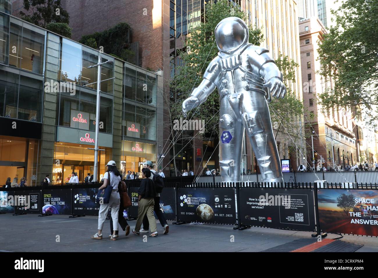 Sydney, NSW, Australia. 1st October 2025. A giant astronaut ...