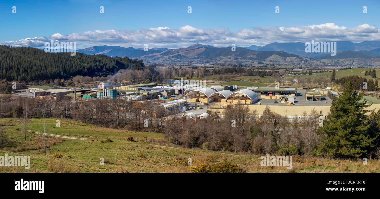 Picture by Tim Cuff - 21 August 2025 Panoramic view of the Carter Holt ...