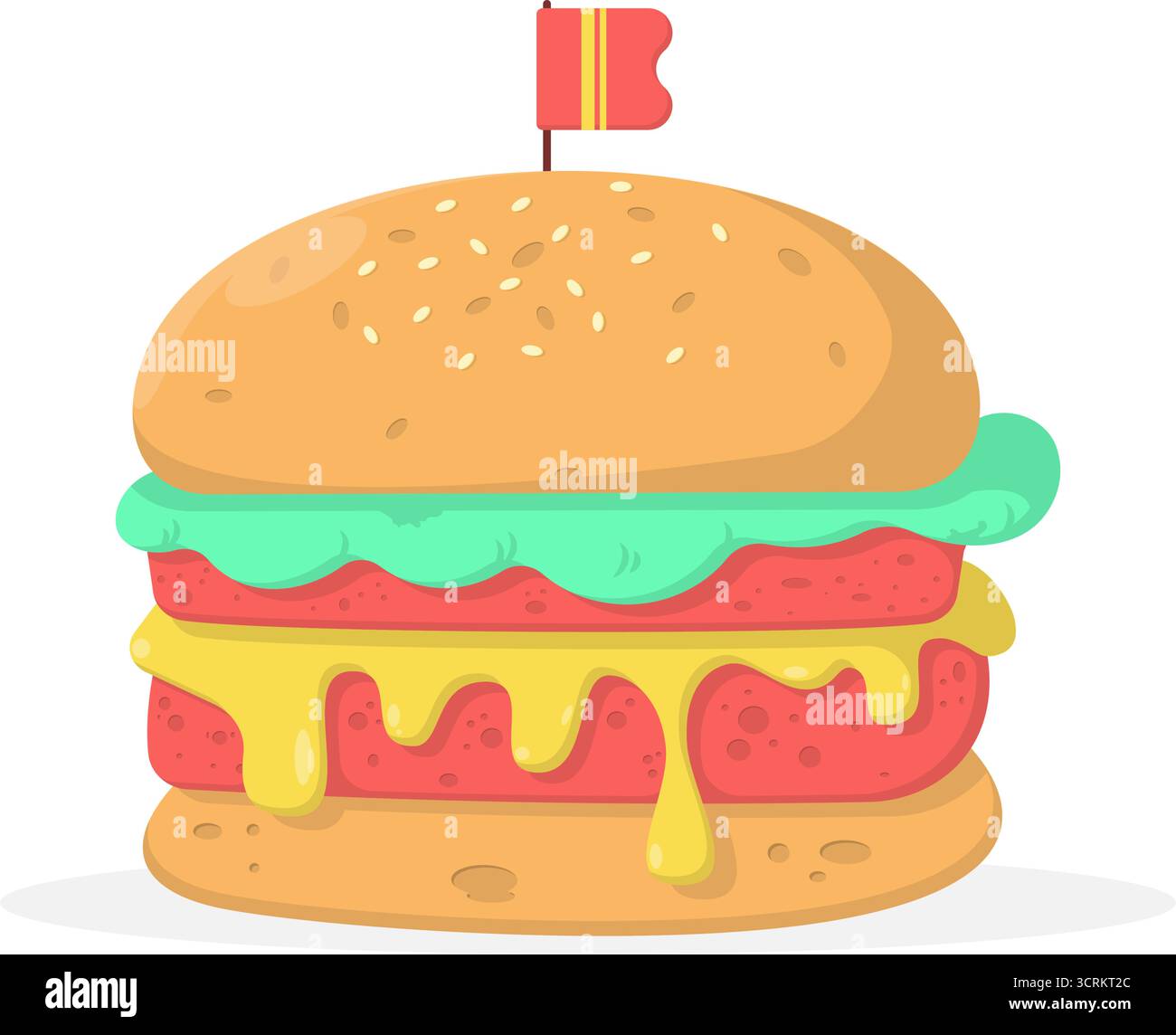 Hamburger fast food Stock Vector Images - Alamy